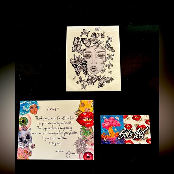 Sincerely.Art | Makeup | Sincerelyart Temporary Tattoo | Poshmark